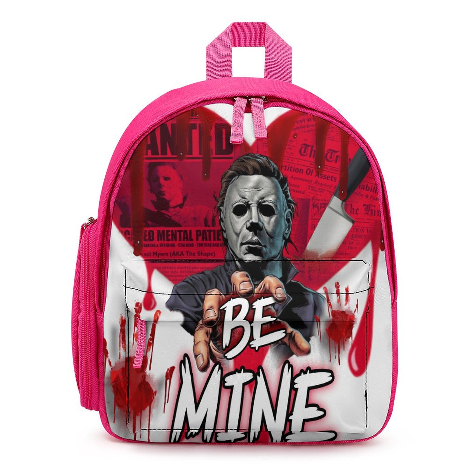 Michael Myers School Backpack Cool Bookbag Lightweight Little Cartoon ...