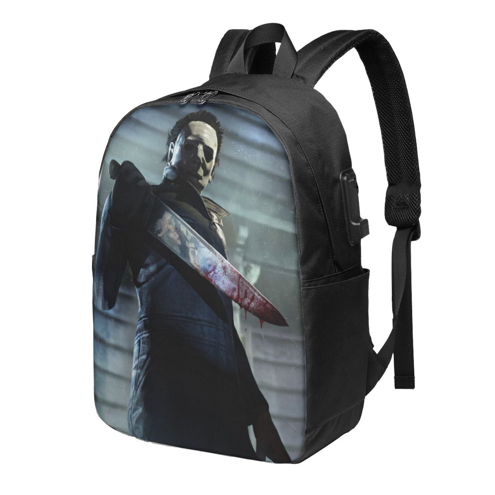 Michael Myers School Backpack Laptop Bag Unisex Daypack Bookbag Satchel ...