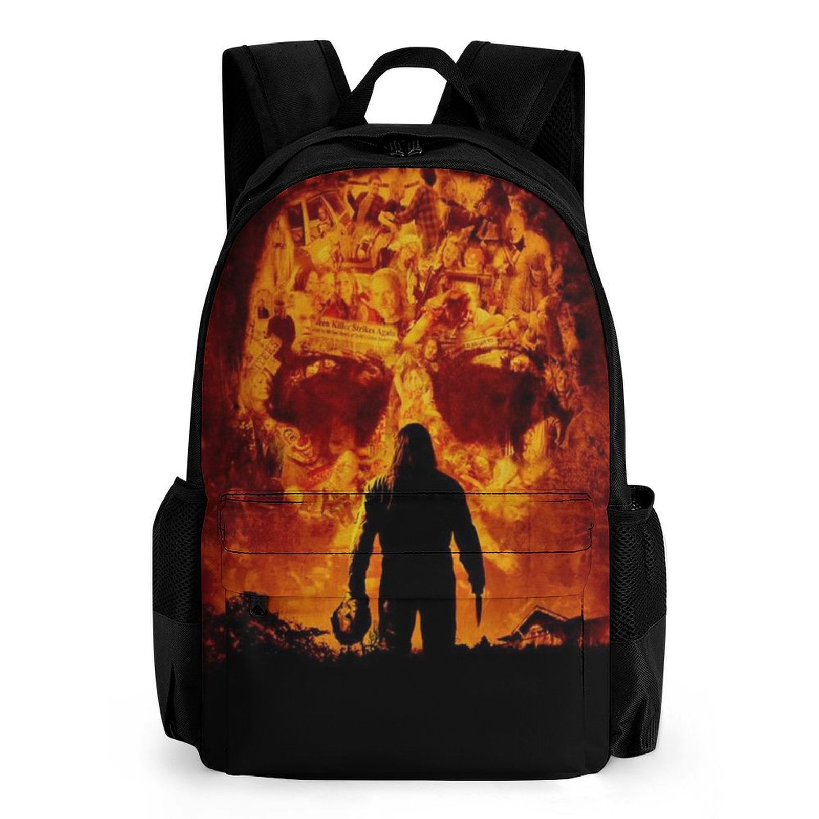 Michael Myers Skull Backpack Laptop Bag Large Capacity Multipurpose ...