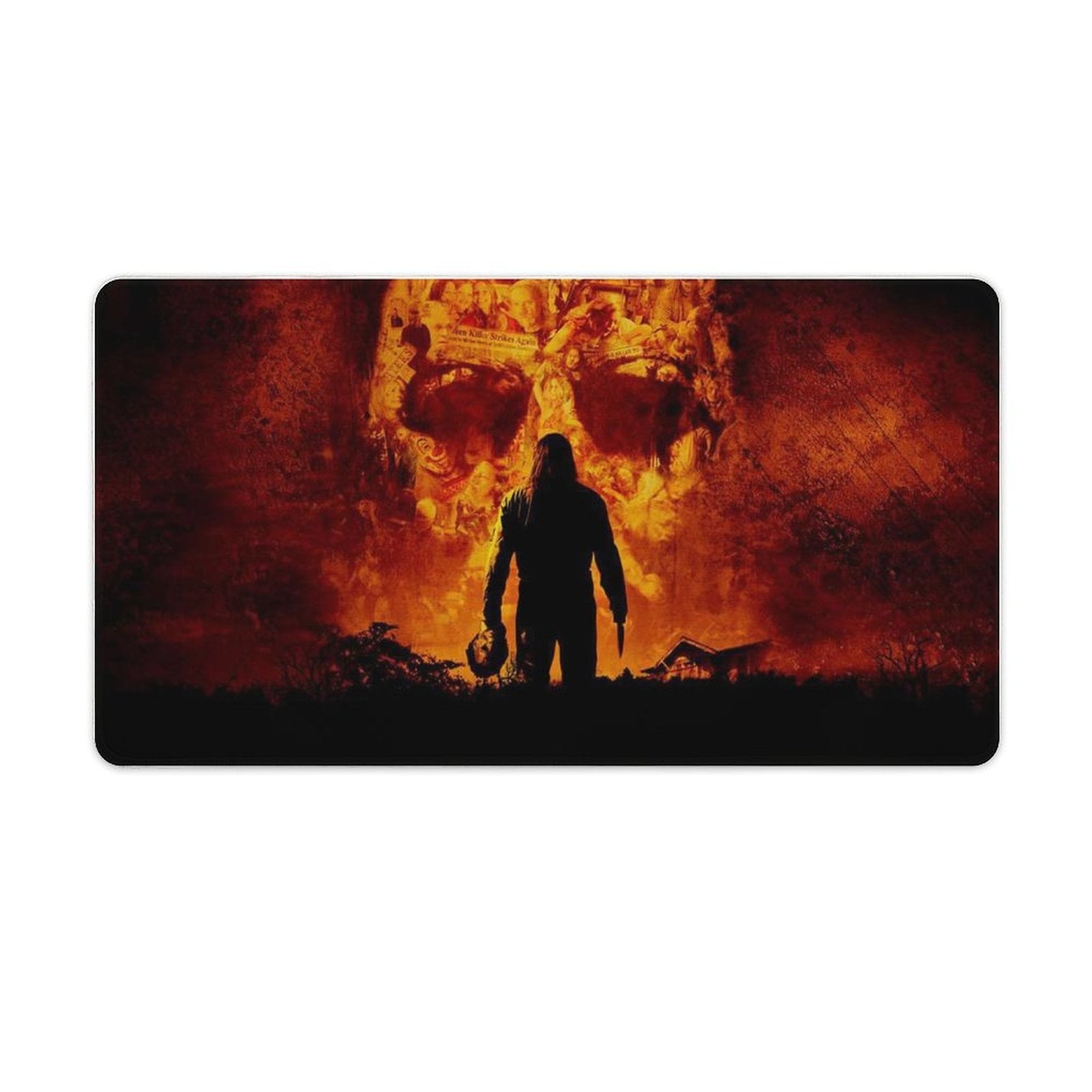 Michael Myers Skull Extended Gaming Mouse Pad No-sliped Large Desk Mat ...