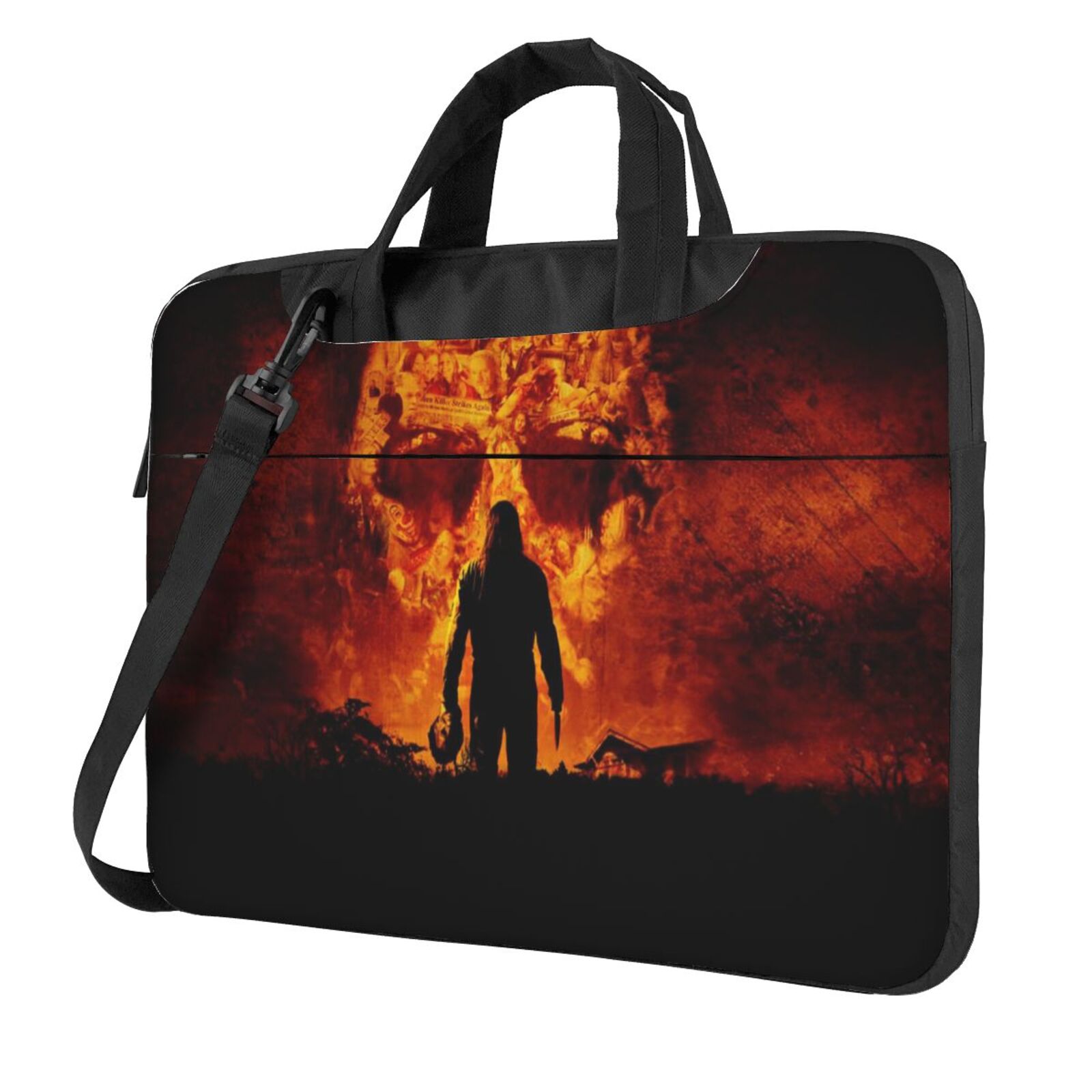 Michael Myers Skull Laptop Bag Portable Shoulder Laptop Case Sleeve ...