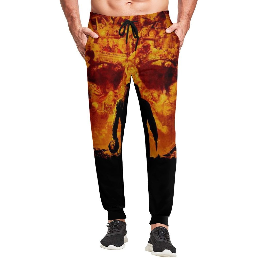 Michael Myers Skull Mens Sweatpants Joggers Pants Trousers 3D Novelty ...