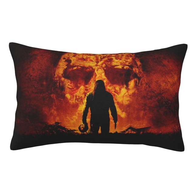 Michael Myers Skull Pillowcase Decor Cushion Pillow Covers With Hidden ...