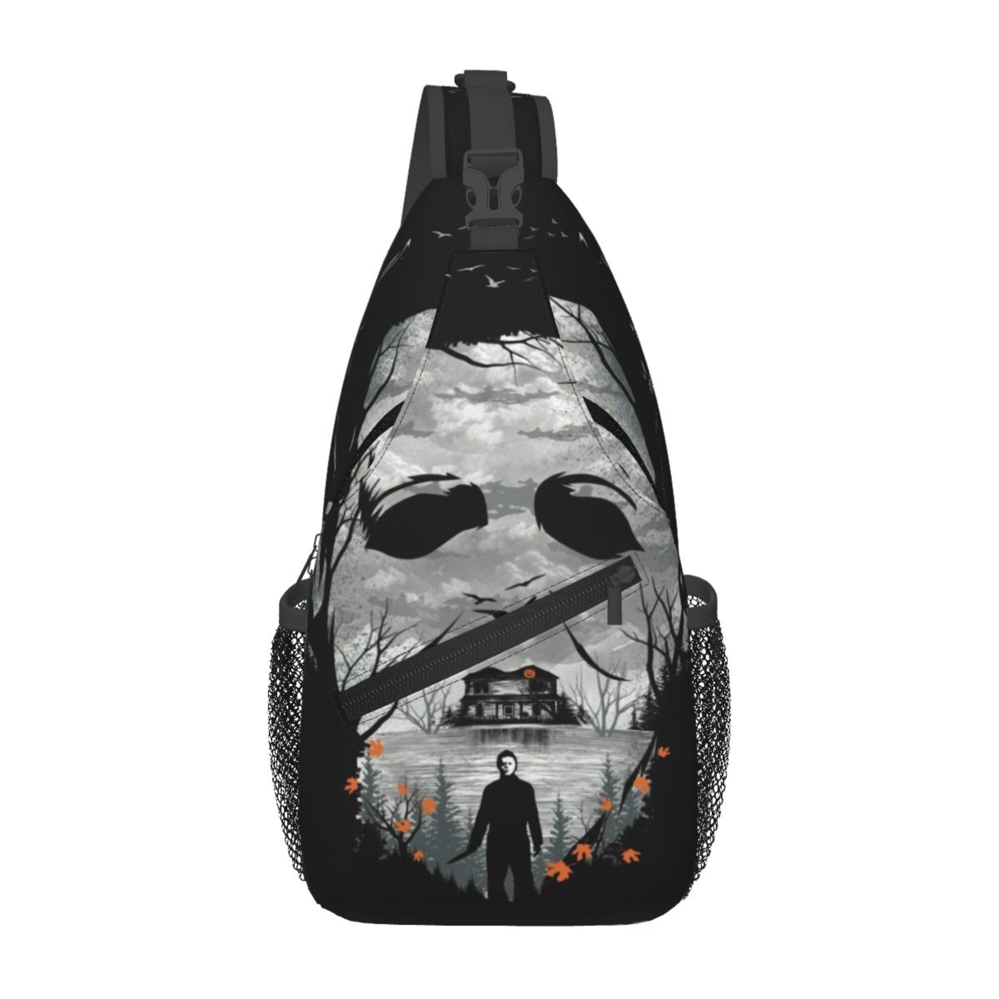 Michael Myers Sling Bag Crossbody Sling Backpack Chest Bag Daypack ...