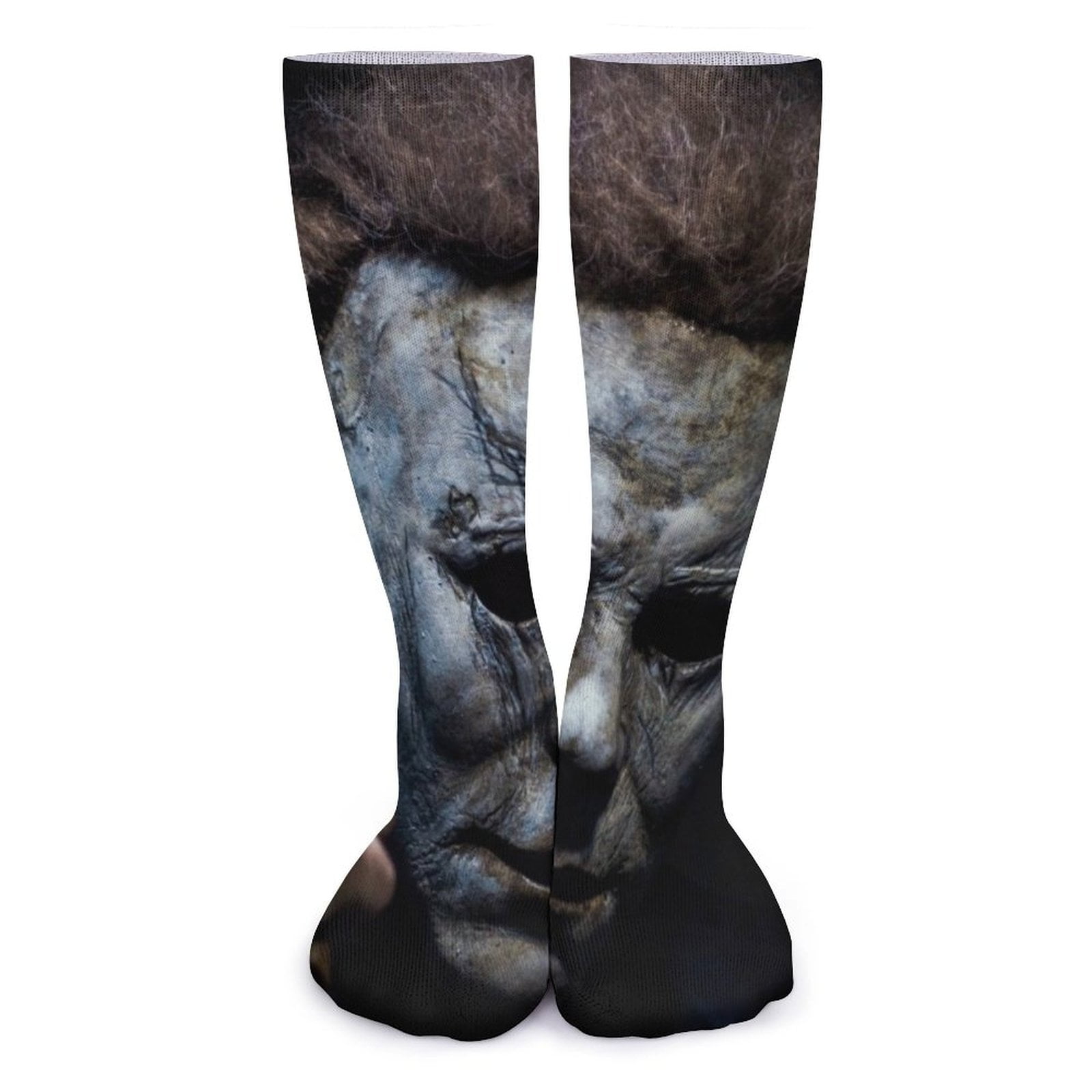 Michael Myers Sock Funky Knee High Socks Soft 3D Print Athletic ...
