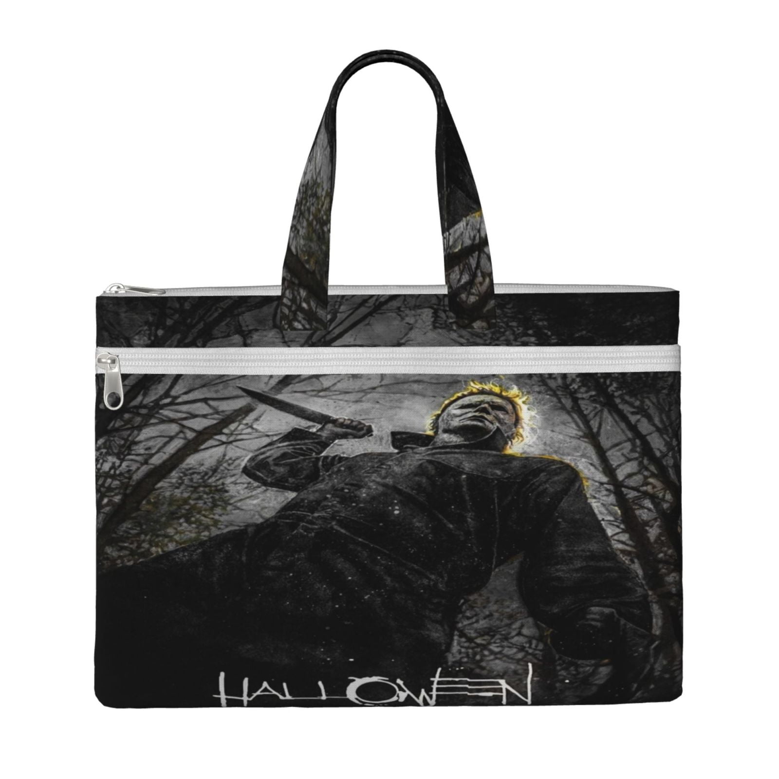 Michael Myers Tote File Bag Top Handle Canvas Briefcase Laptop Handbag ...