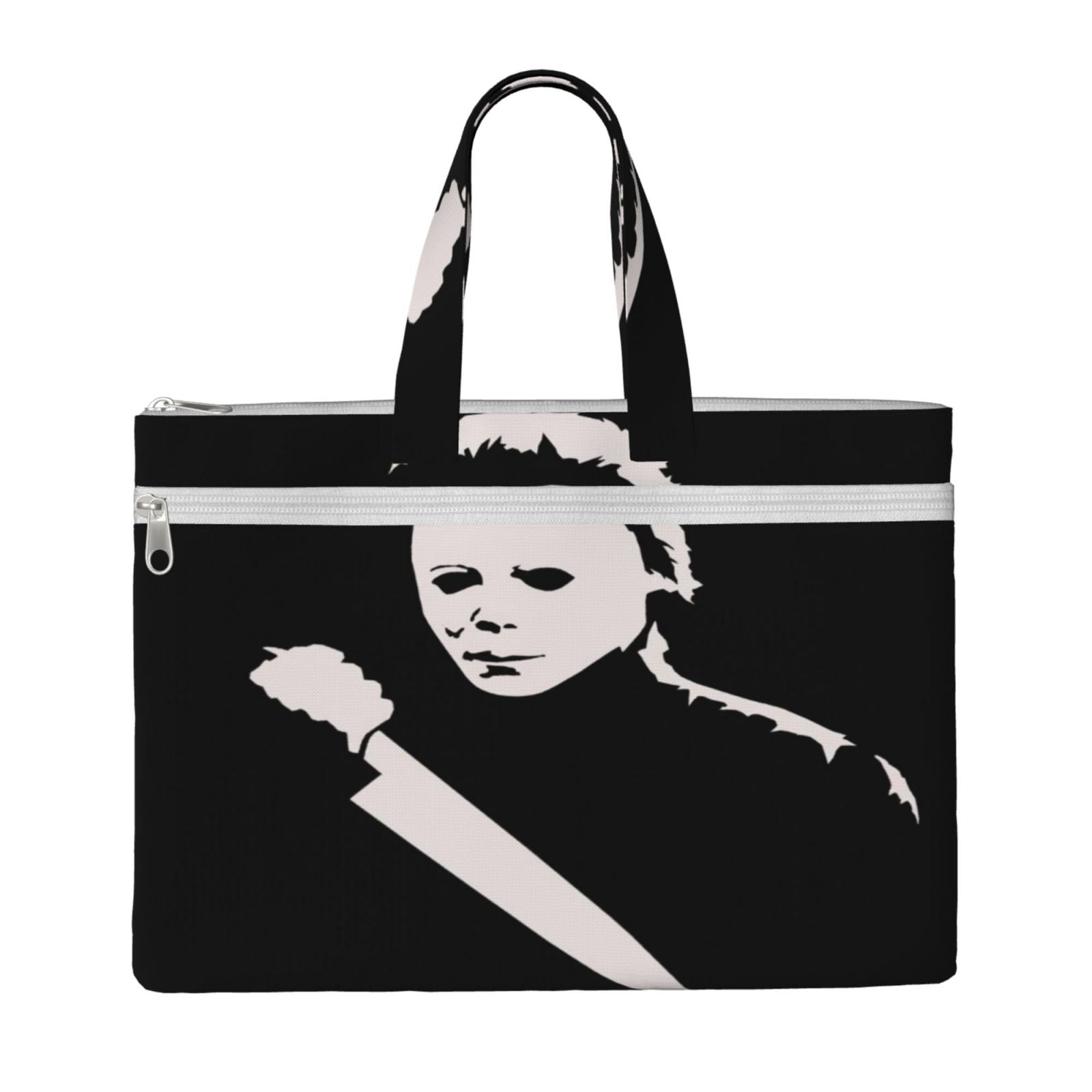Michael Myers Tote File Bag Top Handle Canvas Briefcase Laptop Handbag ...