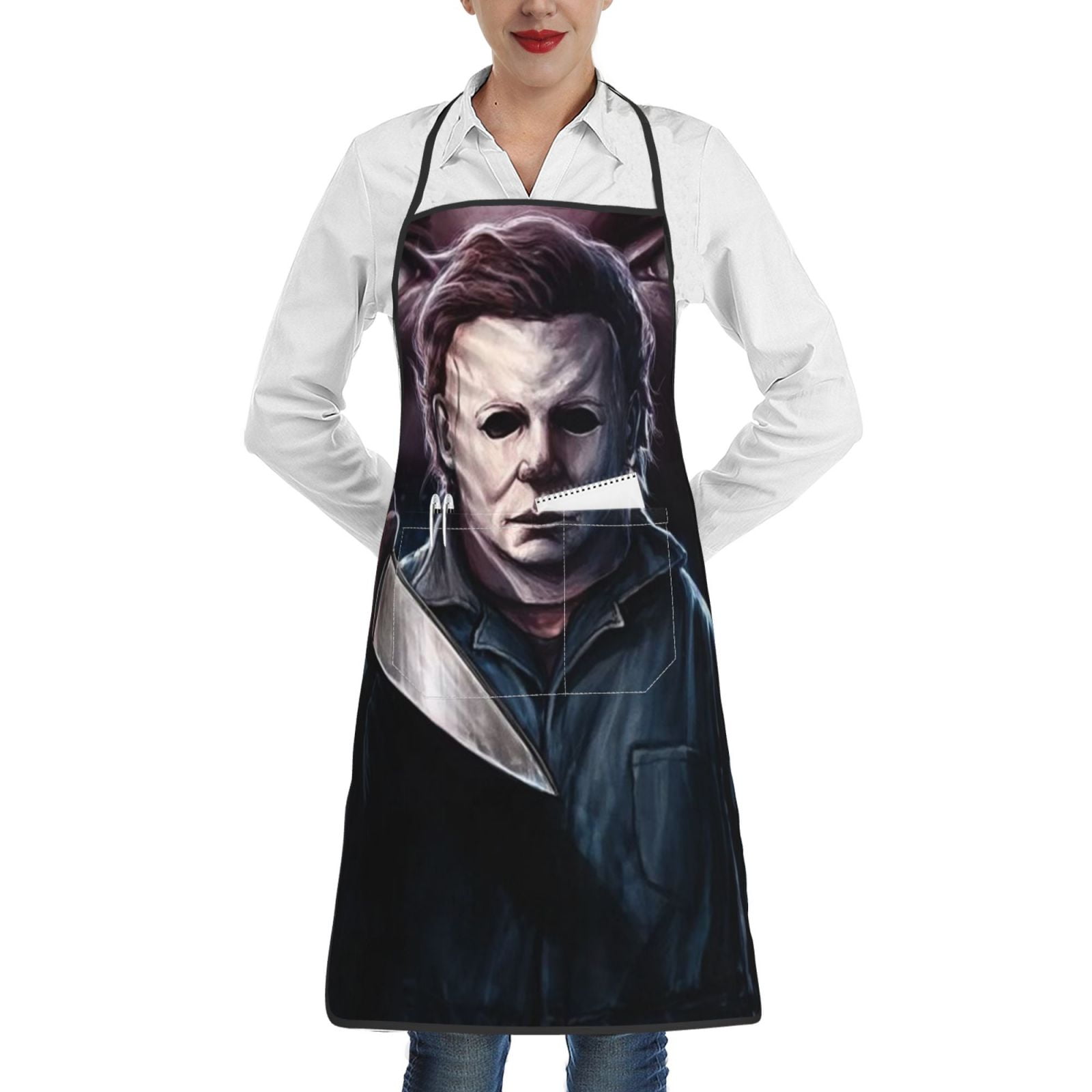 Michael Myers Versatile Fashion Apron For Chef,Craftsman,Cobbler ...