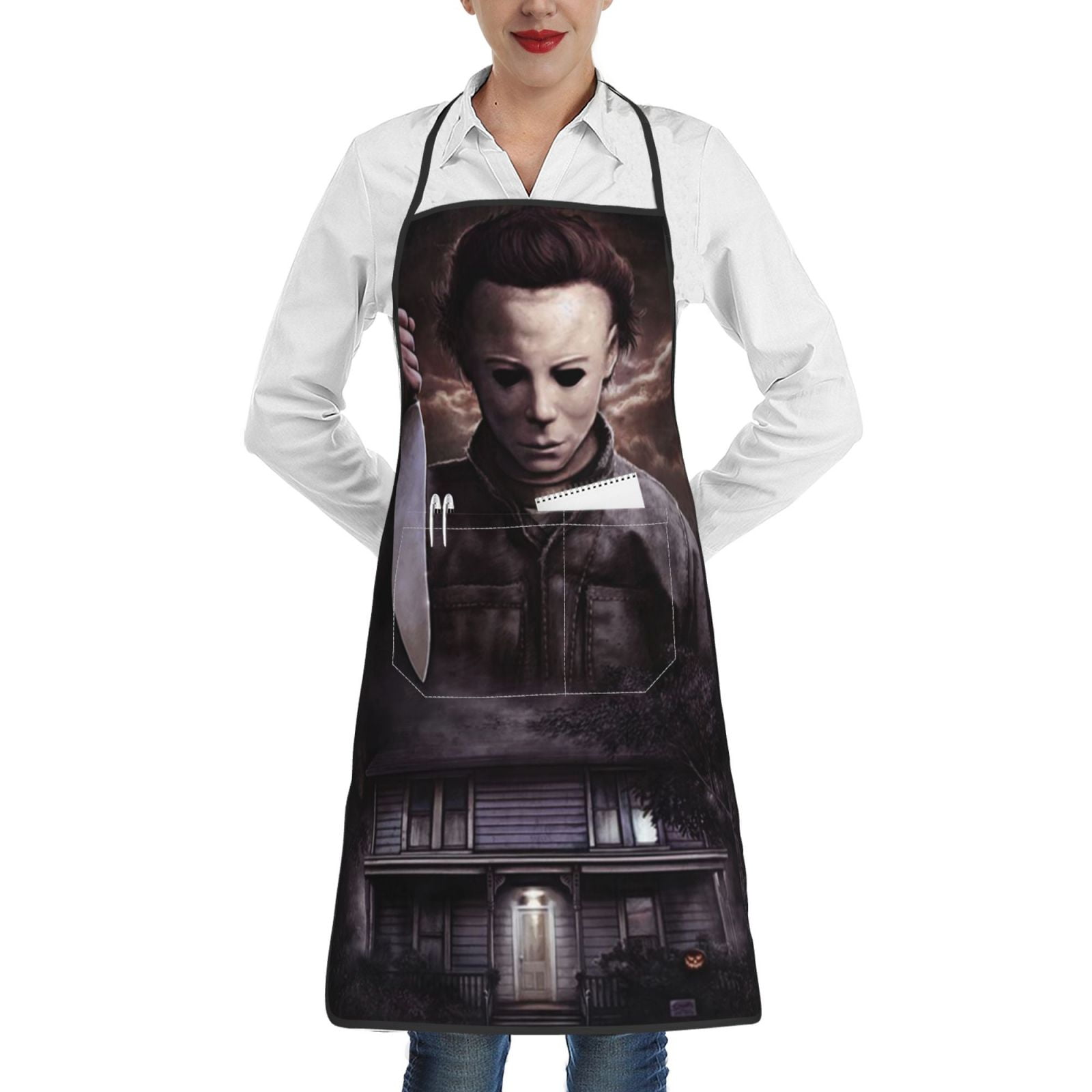 Michael Myers Waterproof Apron Home Decor Kitchen Fashion Apron For ...