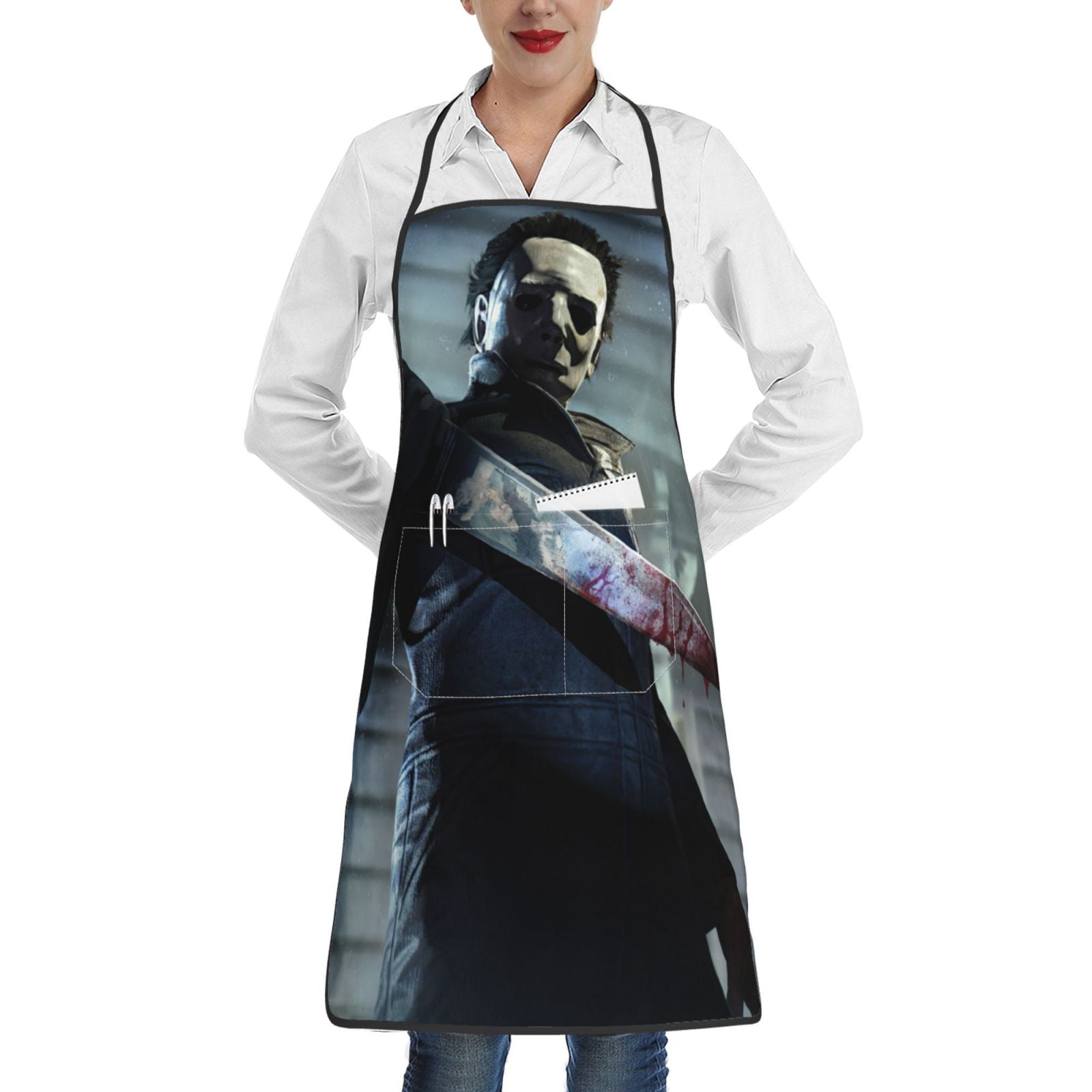Michael Myers Waterproof Apron Home Decor Kitchen Fashion Apron For ...