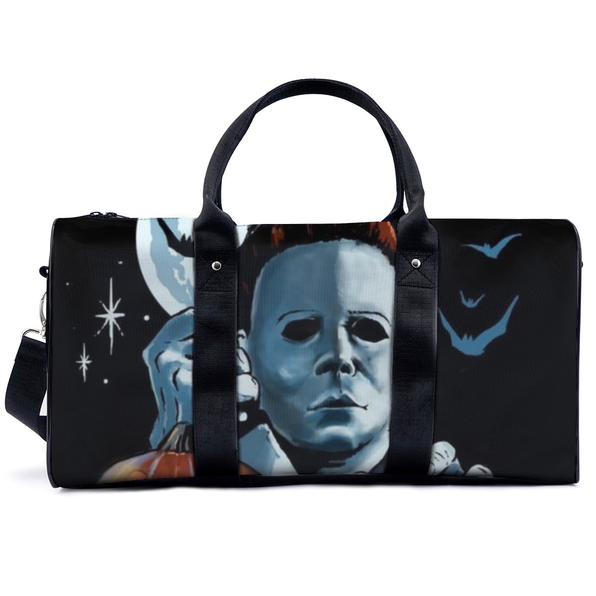 Michael -MyersCartoon Travel Luggage Bag with Shoulder Strap Tote ...