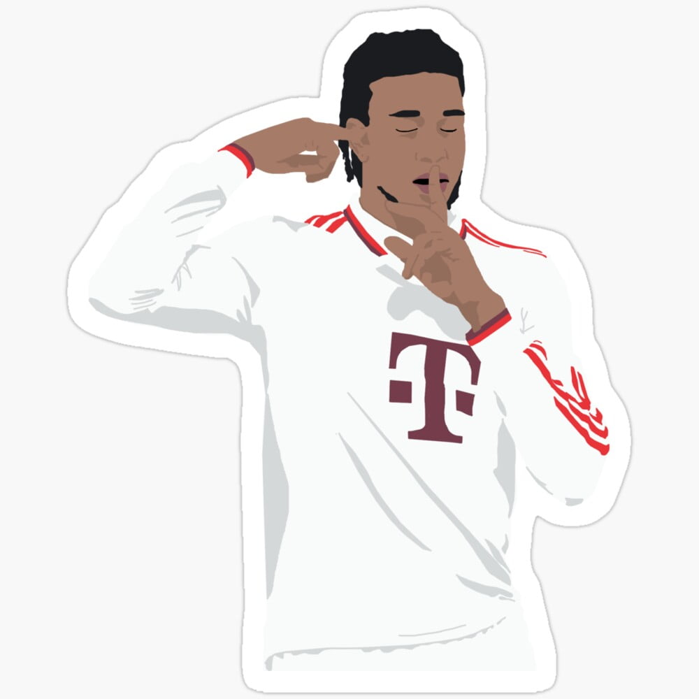 Michael Olise - Bayern Sticker Phone Decal Water Bottle Stickers Car ...