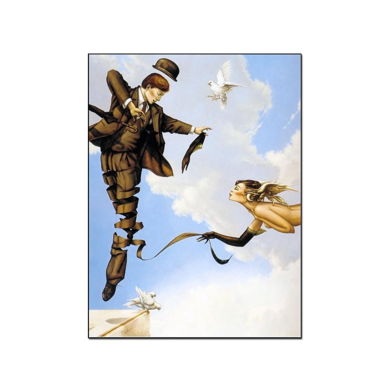 Michael Parkes Poster Surreal Vintage Art Wall Decor (7) Canvas ...