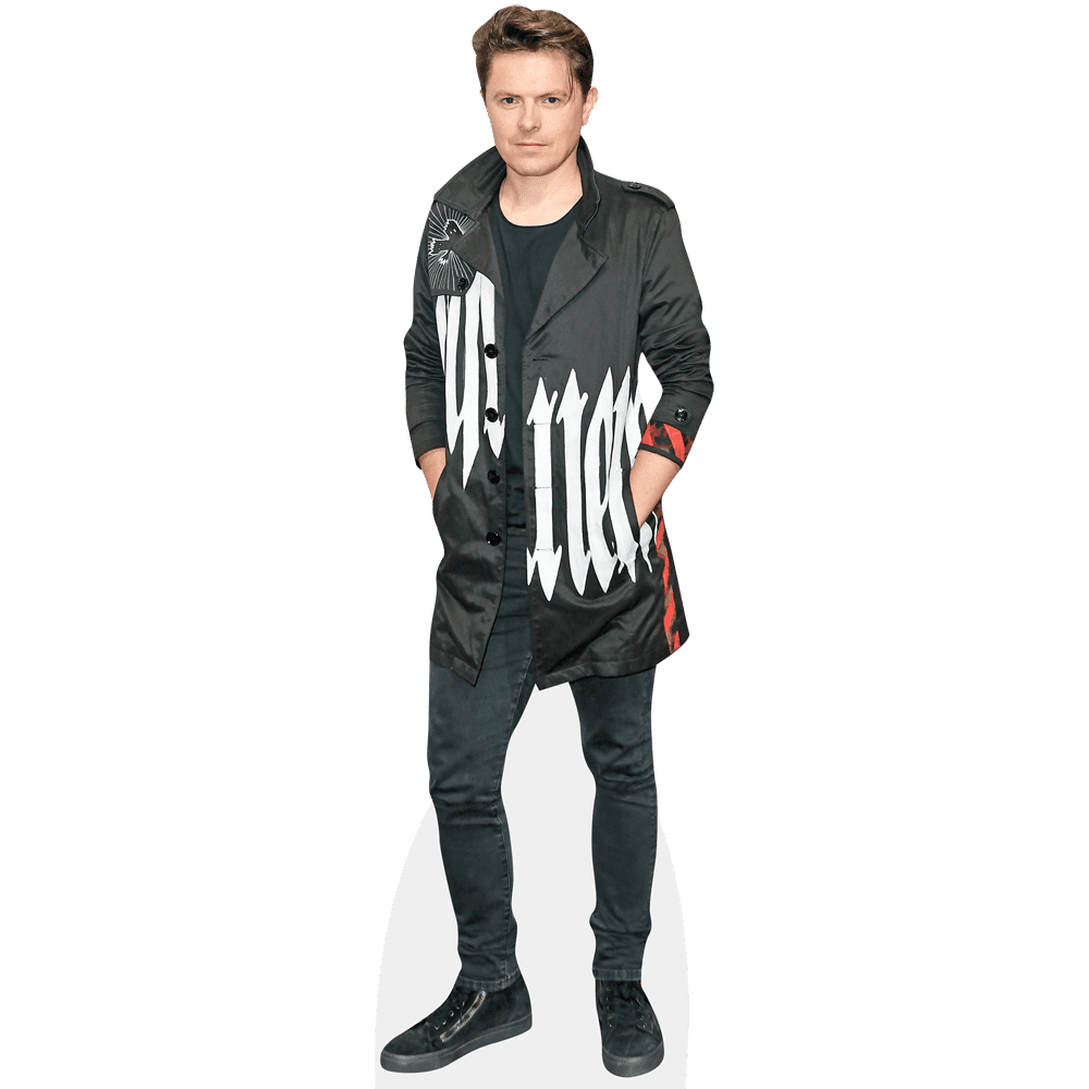 Michael Patrick Kelly (Black Outfit) Mini Cardboard Cutout Standee ...