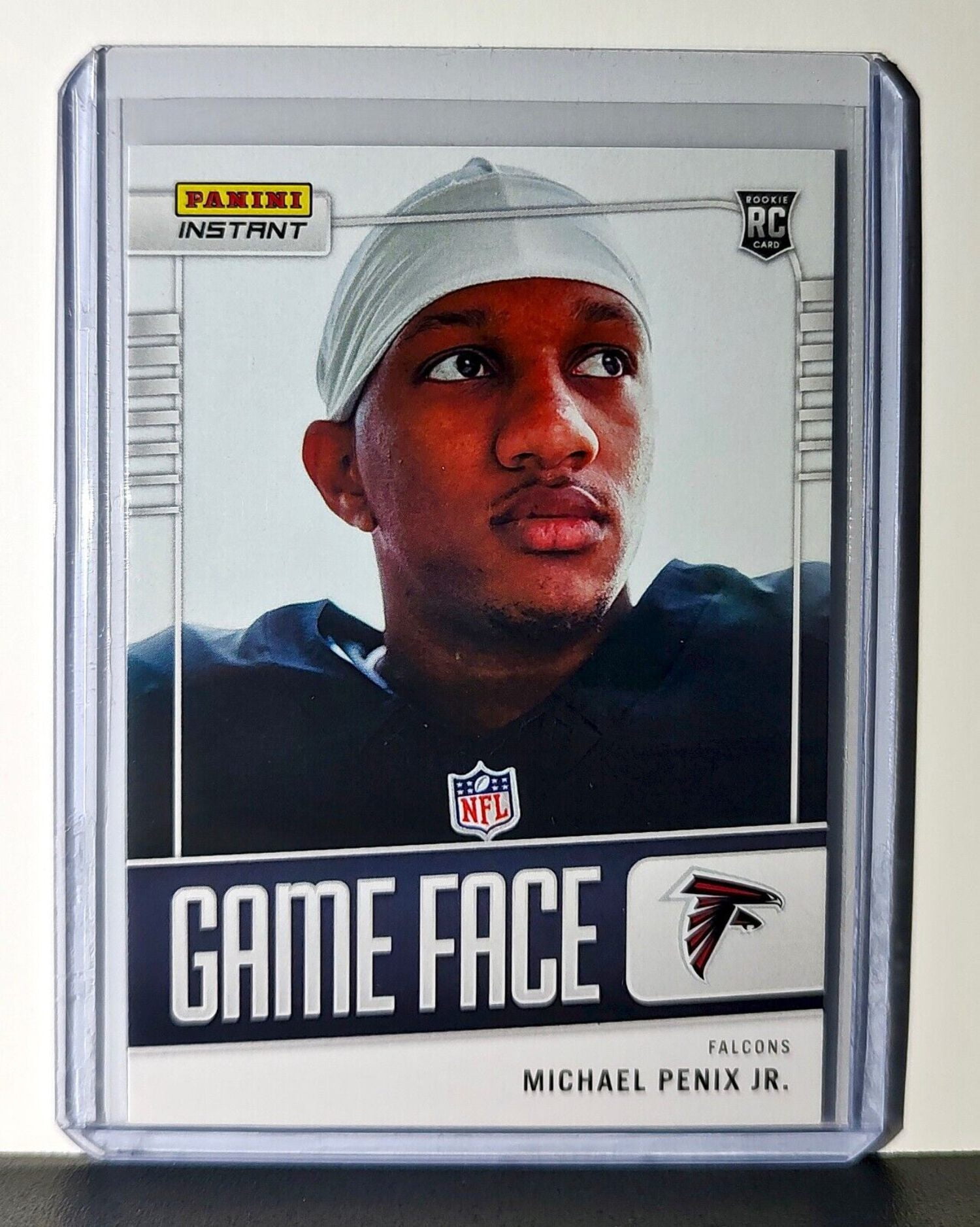 Michael Penix Jr. 2024 Panini Game Face #22 NFL Rookie Card Falcons 1/ ...