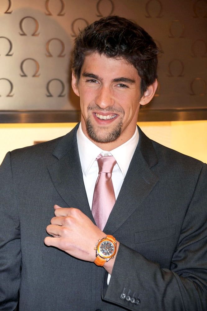 Michael Phelps At In-Store Appearance For Omega New York Flagship ...