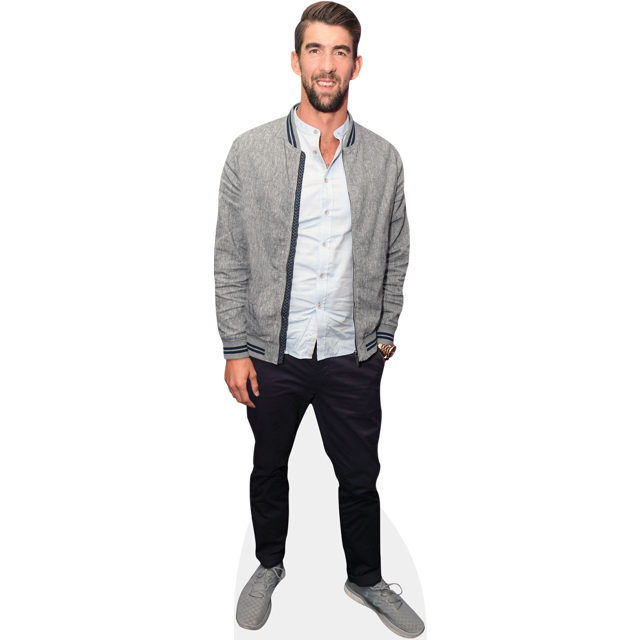 Michael Phelps (Casual) Lifesize Cardboard Cutout Standee - Walmart.com