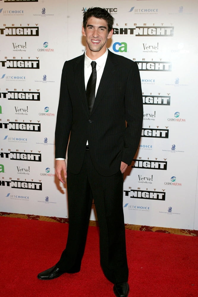 Michael Phelps In Attendance For Muhammad Ali'S Celebrity Fight Night ...