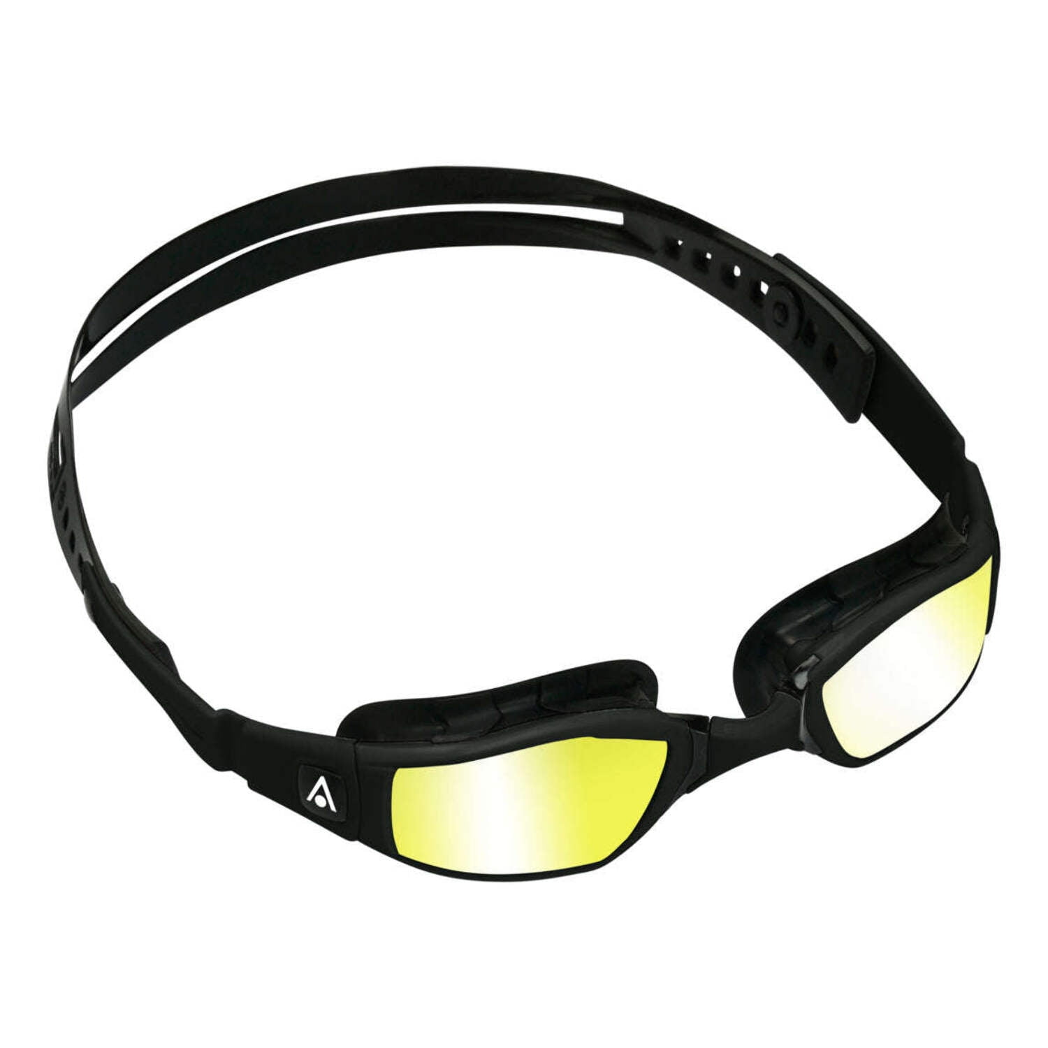 Michael Phelps Yellow Titanium Mirrored Ninja Goggles, Black, 192240 ...