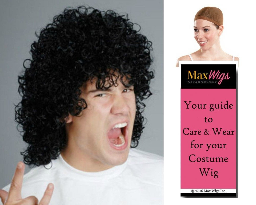 Michael Rock Band color BLACK - Enigma Wigs 80s Rocker Hair Band Slash ...
