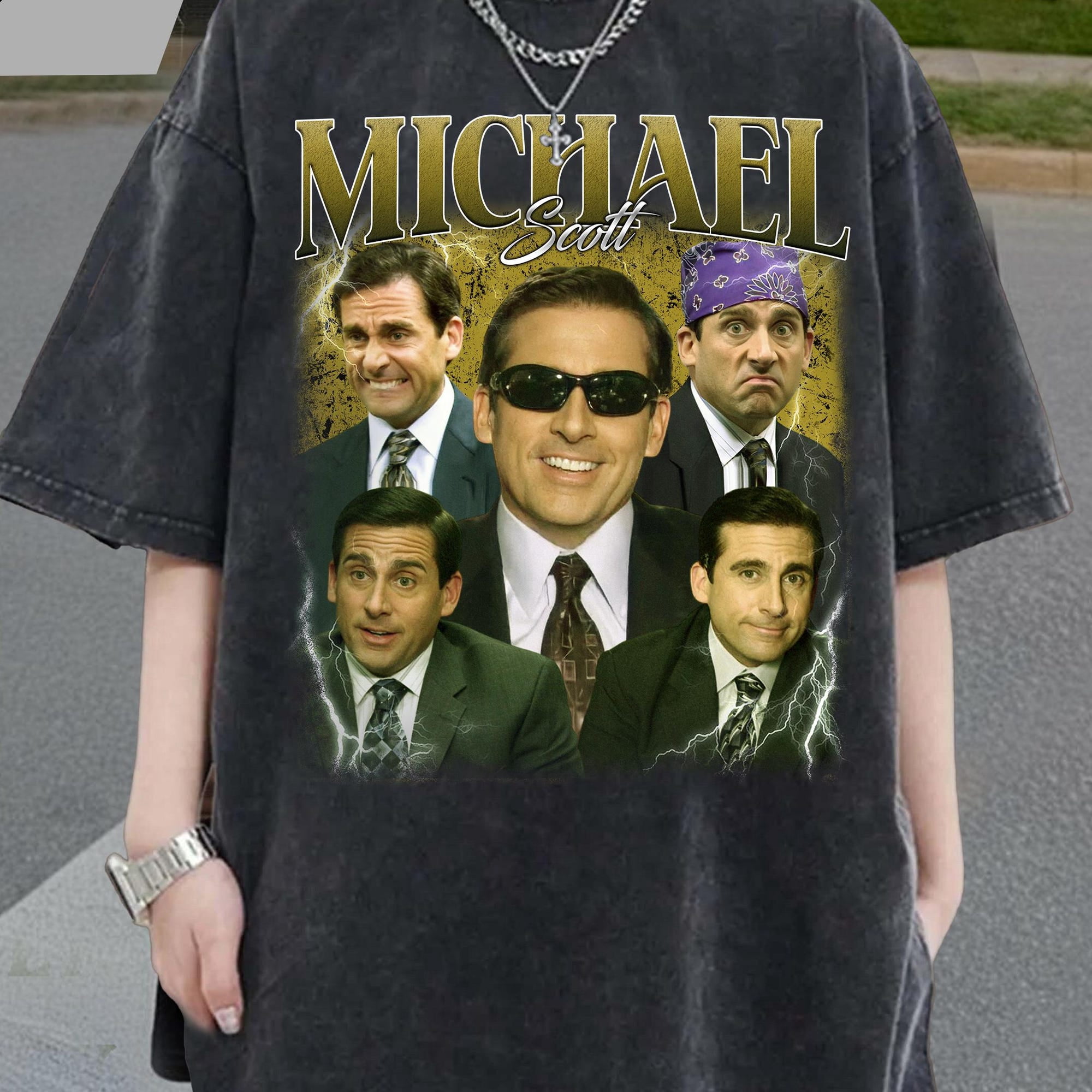 Michael Scott Bootleg Vintage T-Shirt | Unisex Tee with Iconic Office ...