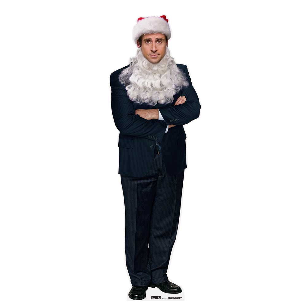 Michael Scott Santa - The Office Cardboard Cutout - Walmart.com
