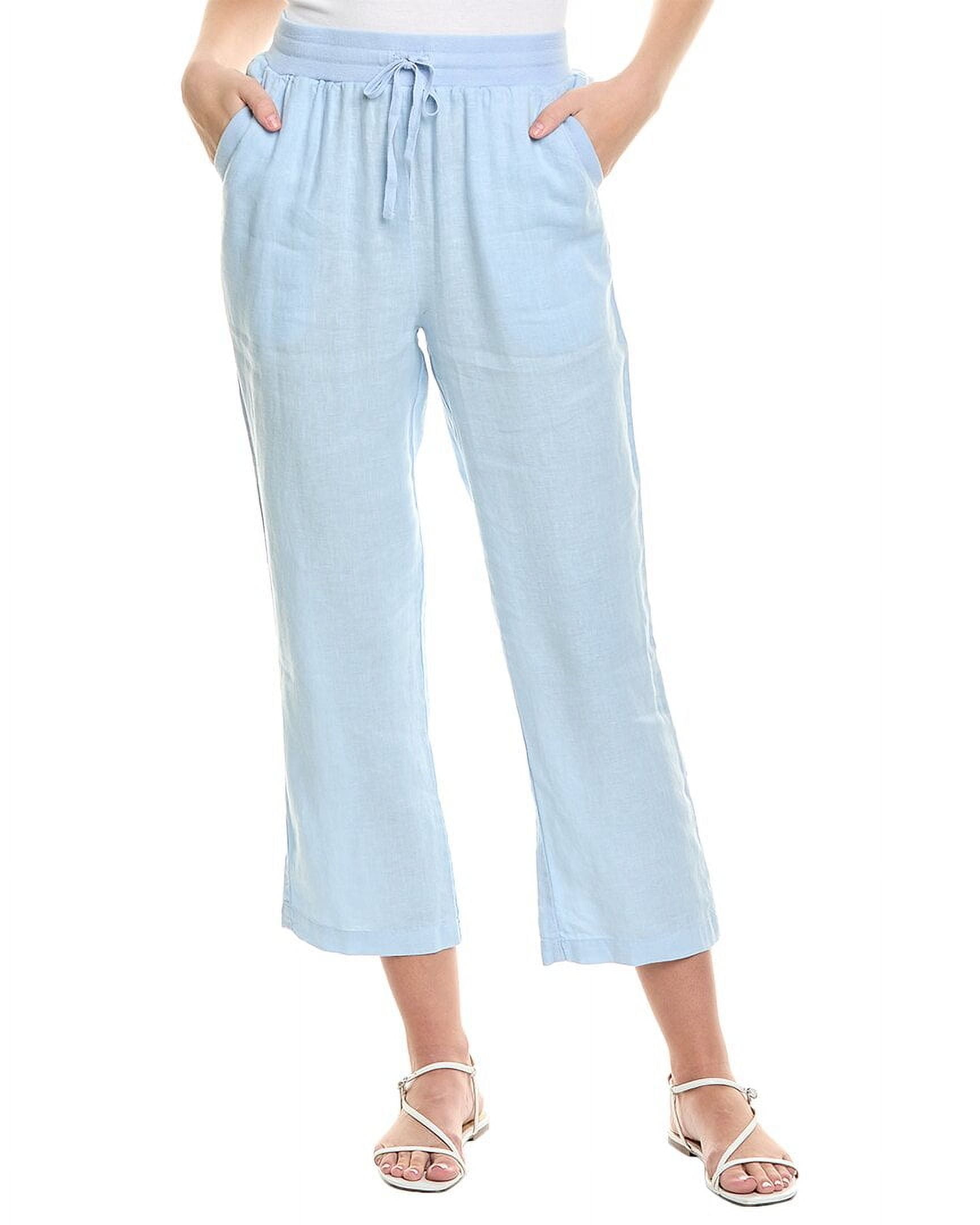 Michael Stars womens Nolan Linen Pant, m, Blue - Walmart.com