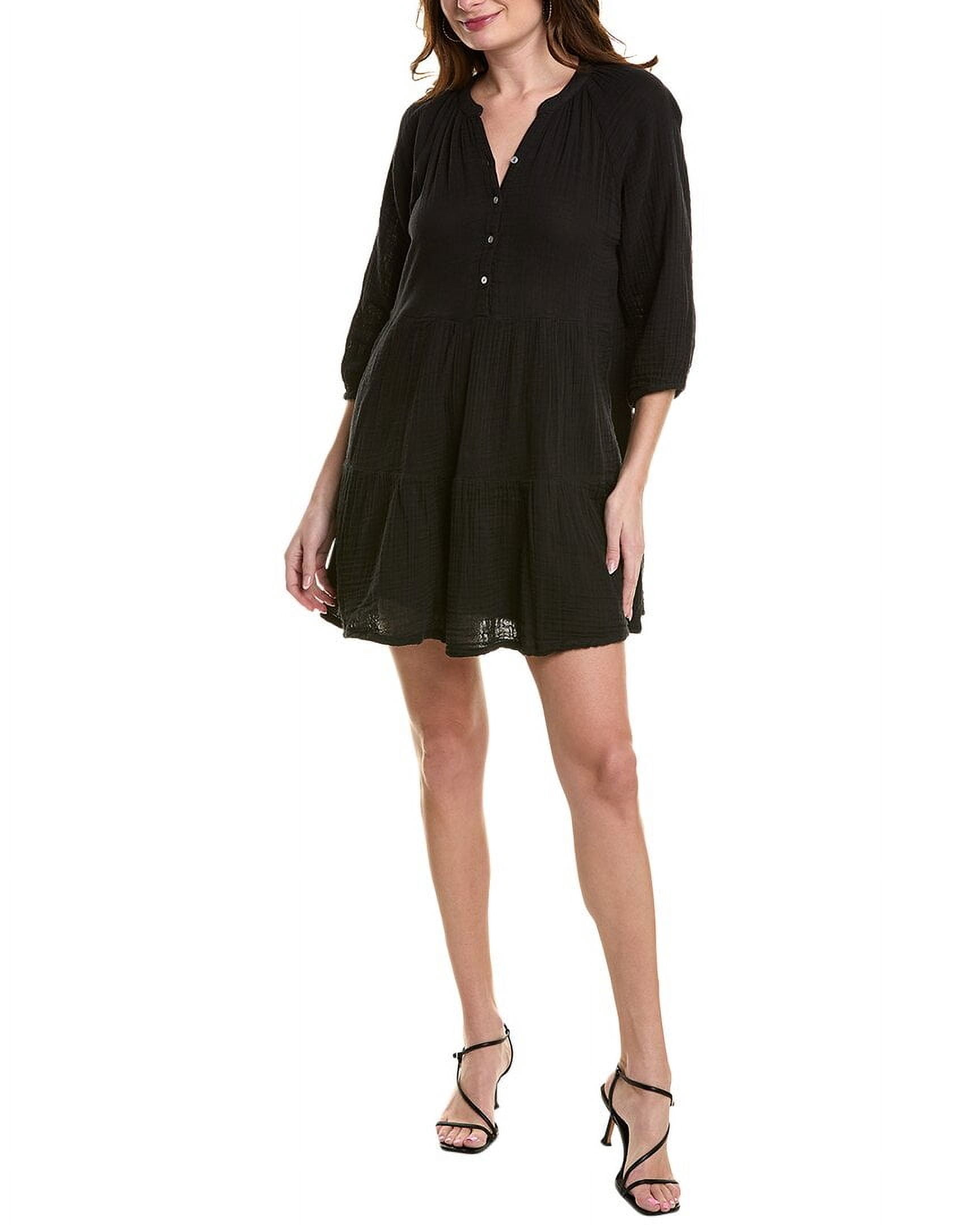 Michael Stars womens Sonia Mini Dress, XL, Black - Walmart.com