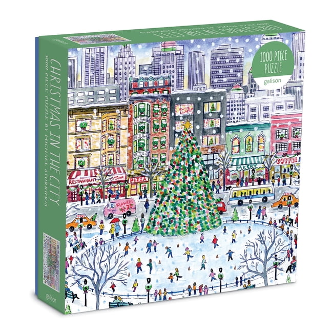 Michael Storrings Christmas in the City 1000 Piece Puzzle (Jigsaw ...