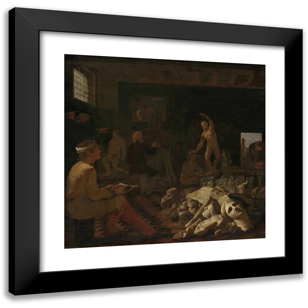 Michael Sweerts 15x15 Black Modern Framed Museum Art Print Titled - A ...