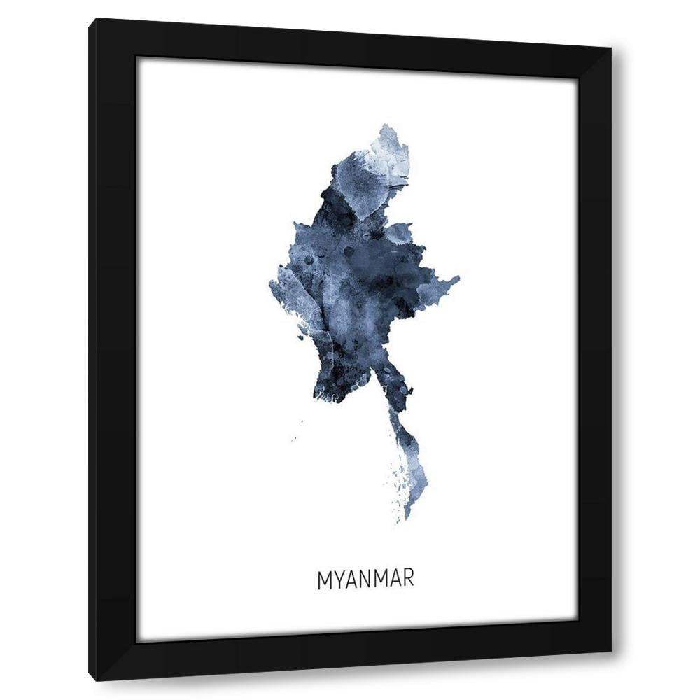 Michael Tompsett 25x32 Black Modern Wood Framed Wall Art Titled ...