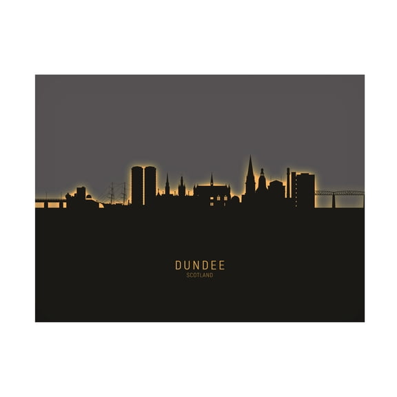 Michael Tompsett 'Jersey City New Jersey Skyline Glow II' Canvas Art ...