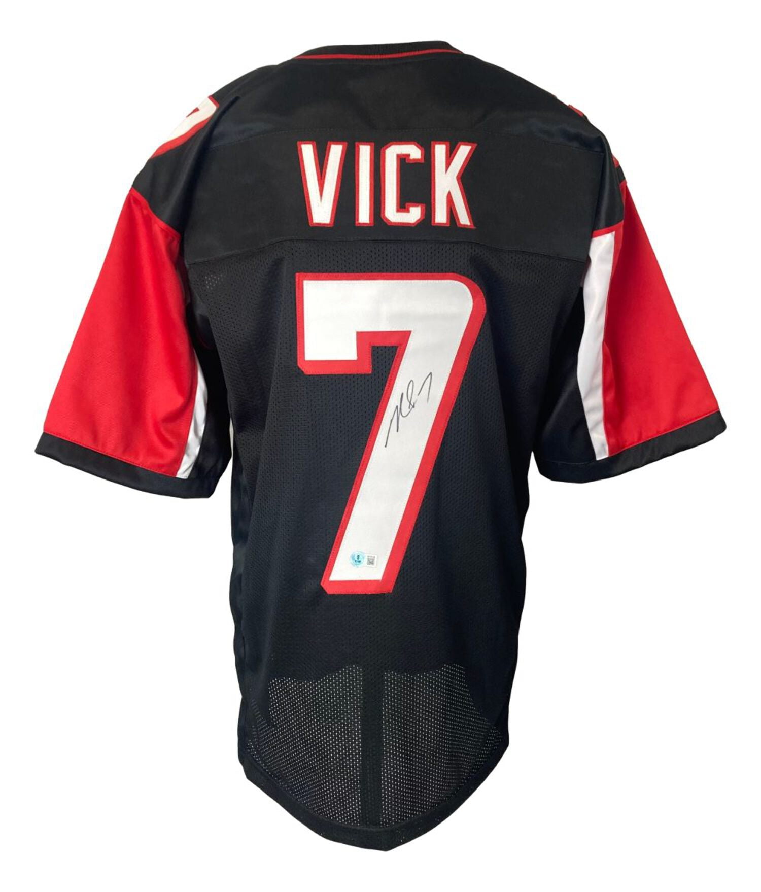 Michael Vick Atlanta Signed Black Football Jersey BAS ITP - Walmart.com