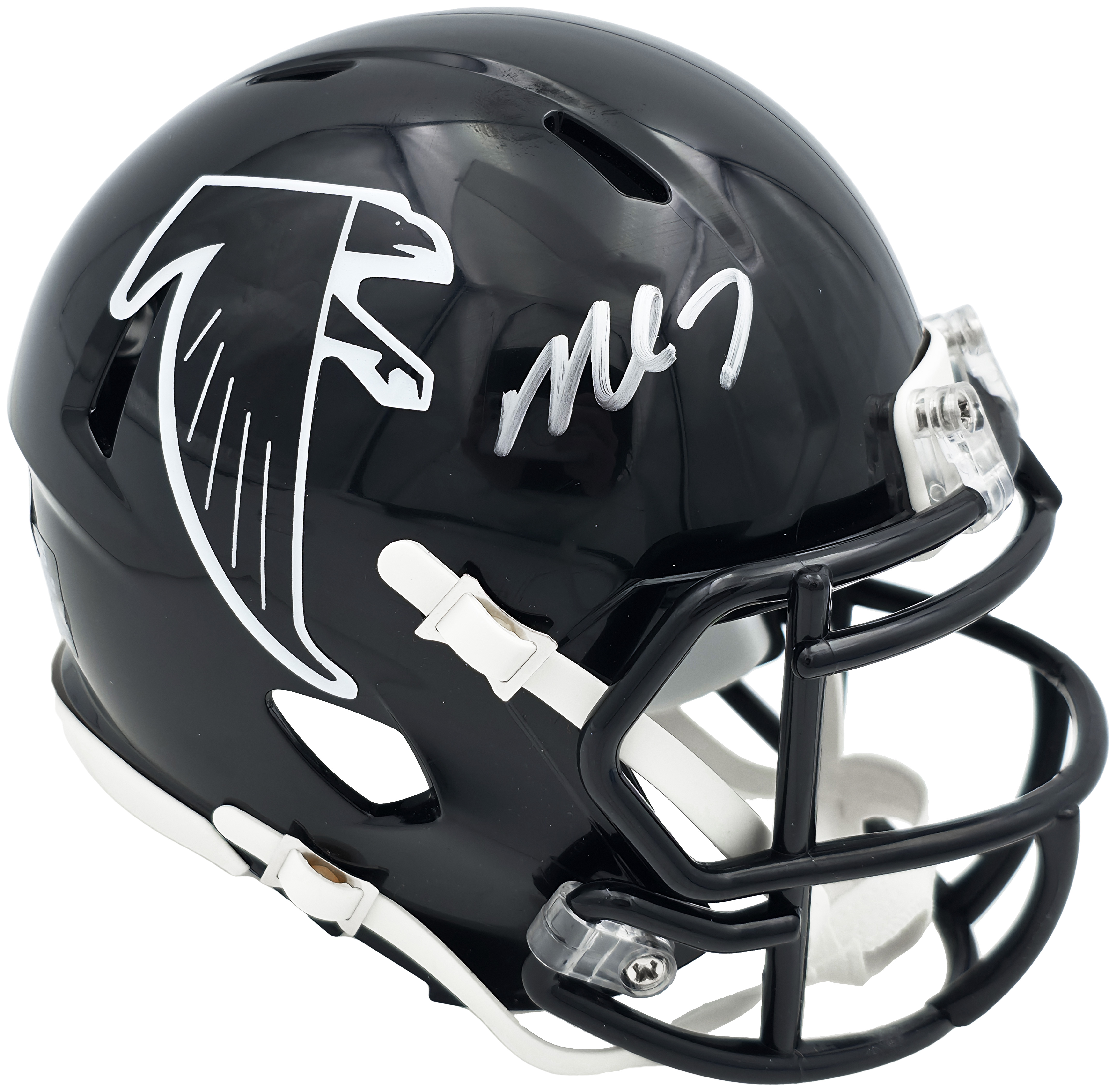 Michael Vick Autographed Atlanta Falcons 1990-02 Throwback Black Speed ...