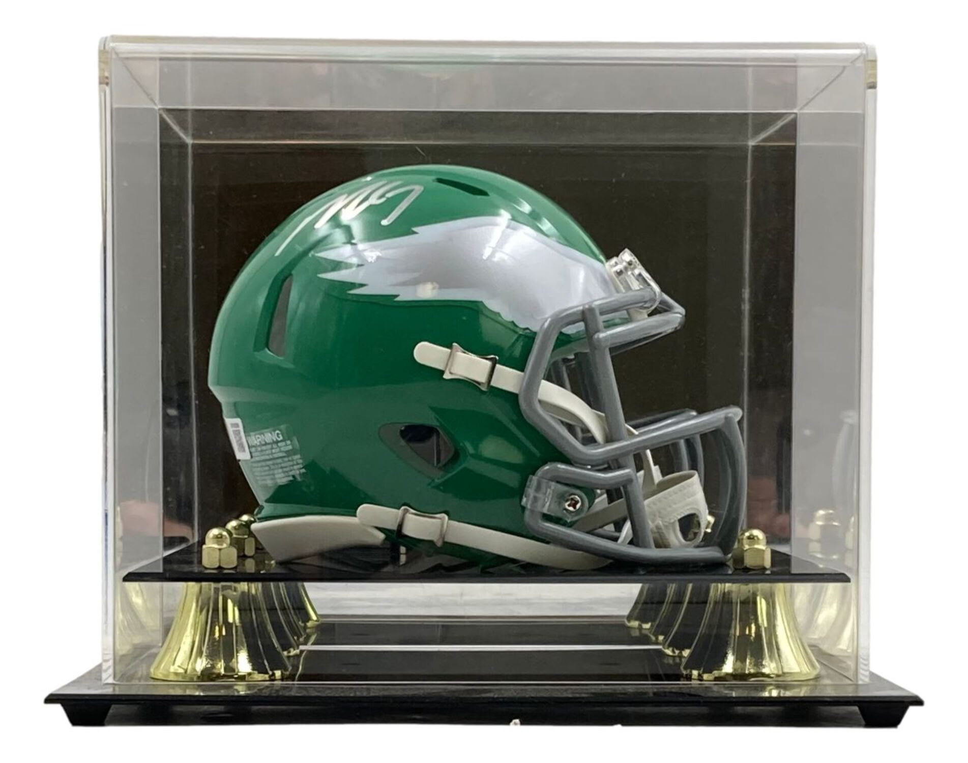 Michael Vick Signed Eagles Kelly Green Mini Speed Helmet BAS w/ Case ...