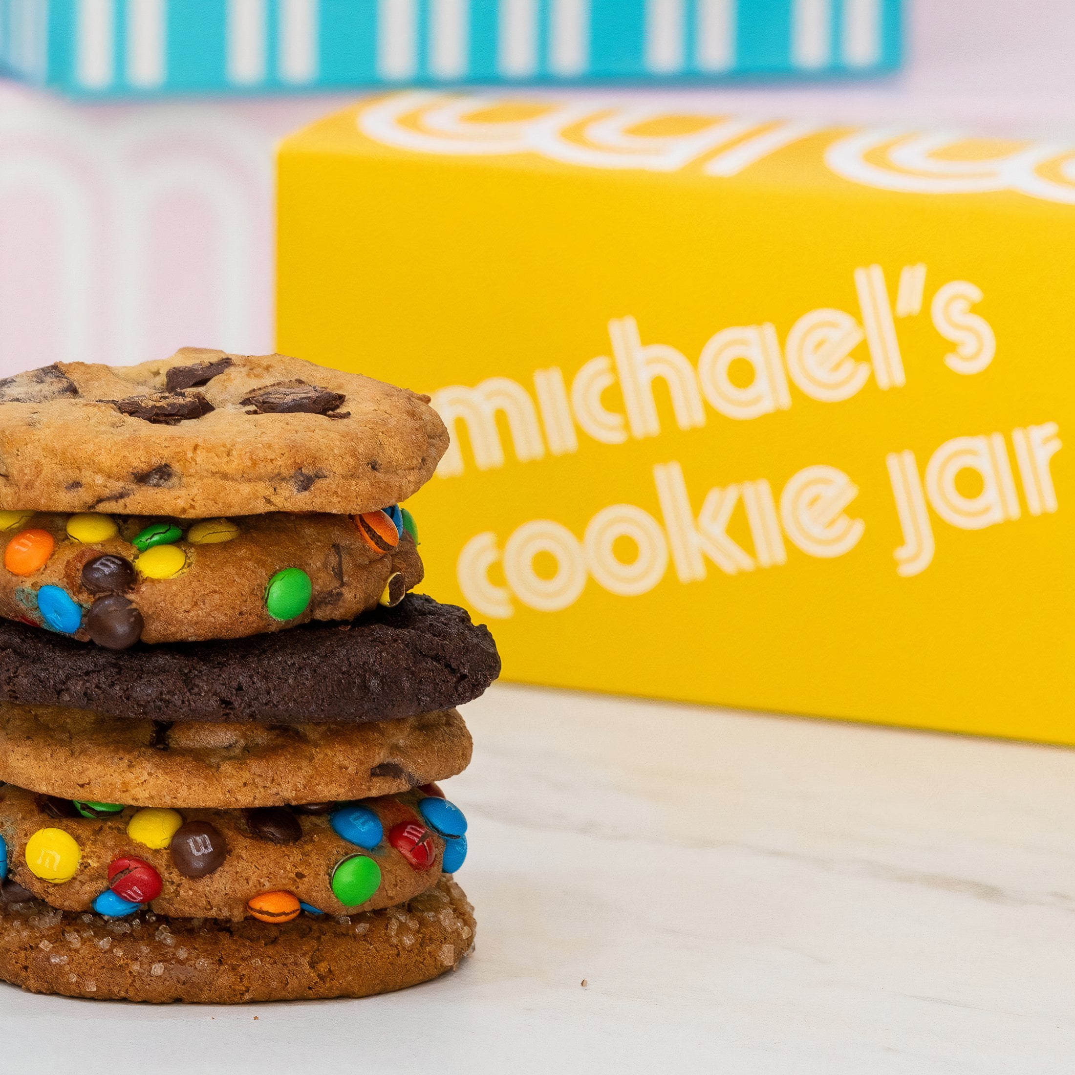 Michael's Cookie Jar Flavor of the Month Share Pack 6 Cookies Yellow ...