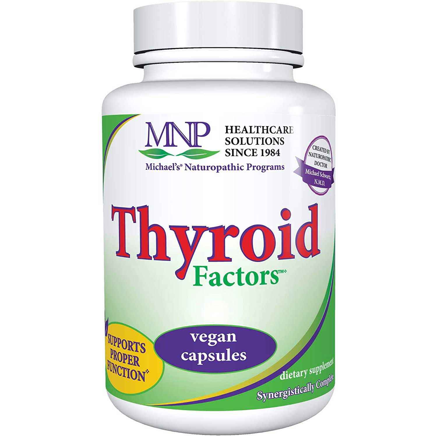 Michael's Naturopathic Programs Thyroid Factors - 90 Vegan Capsules ...