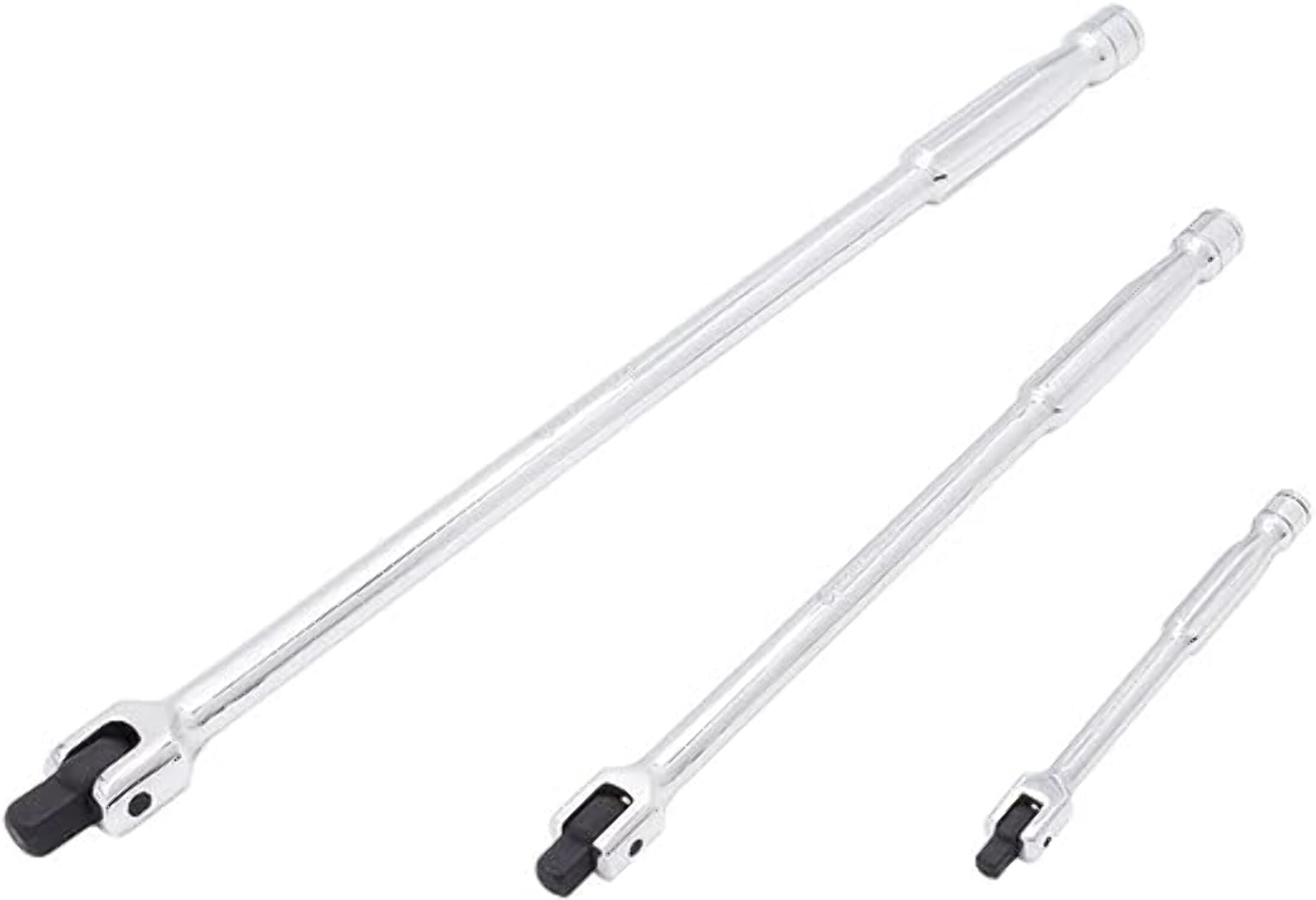MichaelPro 3Pc Breaker Bars | 1/4" , 3/8" , 1/2" Extension Breaker Bar ...