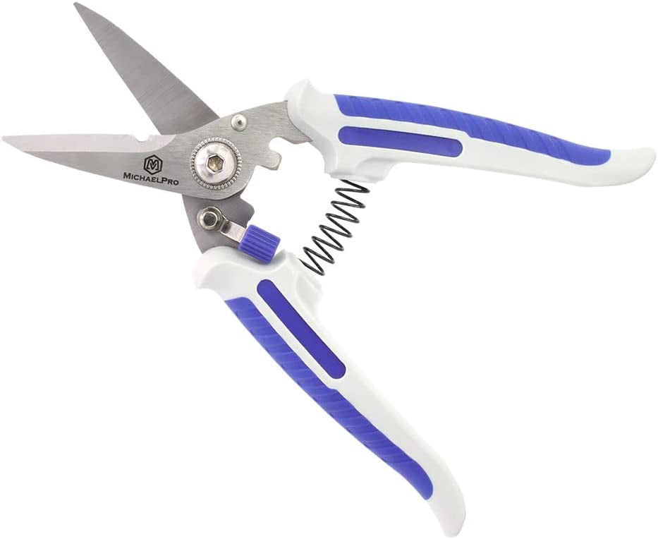 MichaelPro 7" Stainless Multi-Purpose Shears with Cutting Notch ...