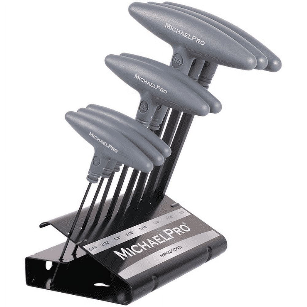 MichaelPro 8-Piece T-Handle Ball End Allen Wrench Set, Hex Keys Set ...