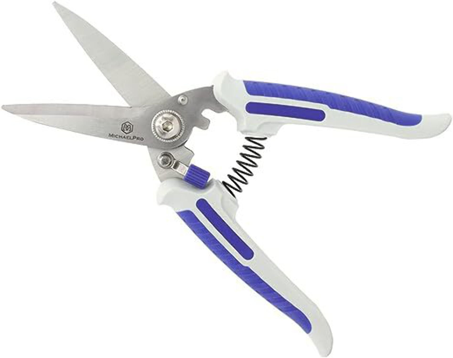MichaelPro 8" Stainless Multi-Purpose Shears | Finely Serrated Heavy ...
