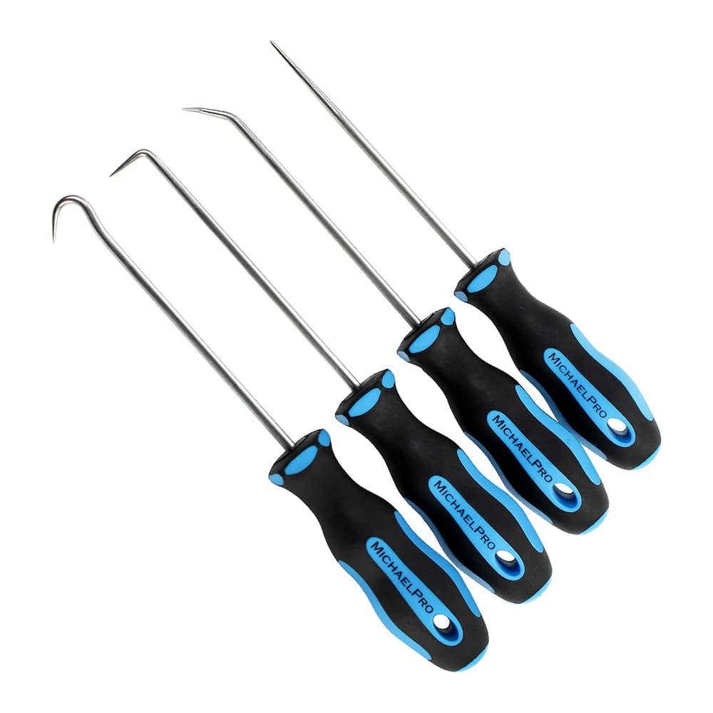 MichaelPro MP002006 4-Piece Precision Mini Pick & Hook Set - Assortment ...
