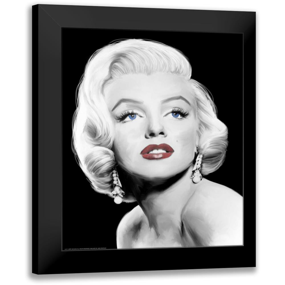 Michaels, Jerry 12x14 Black Modern Framed Museum Art Print Titled ...