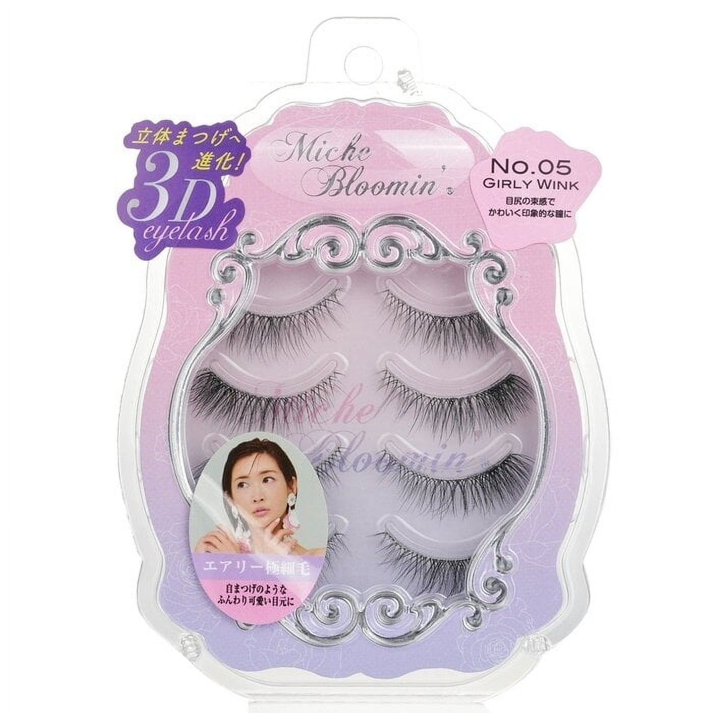 Miche Bloomin' - 3D Eyelash - # 05 Girly Wink(4pairs) - Walmart.com