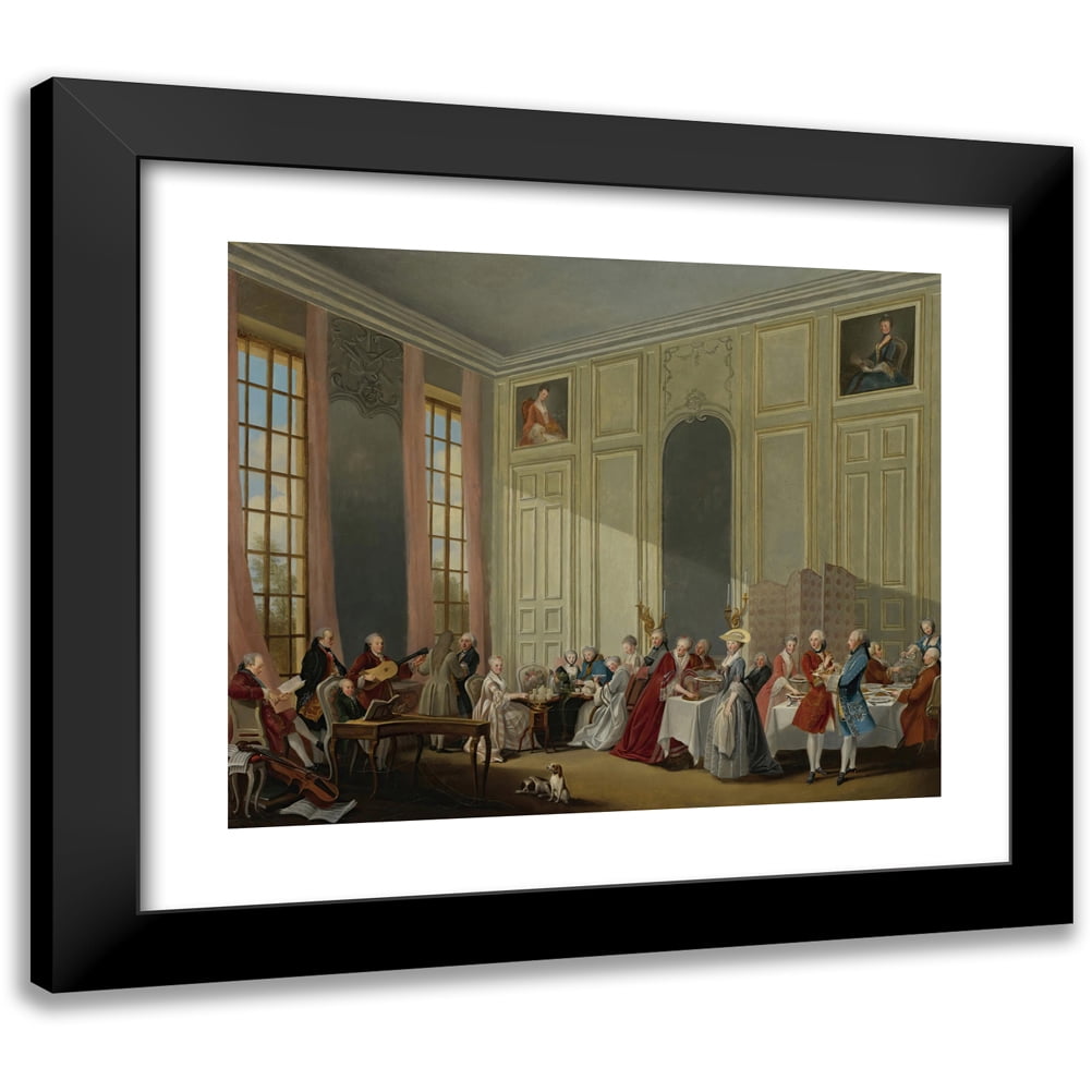 Michel-Barthélémy Ollivier 17x15 Black Modern Framed Museum Art Print ...