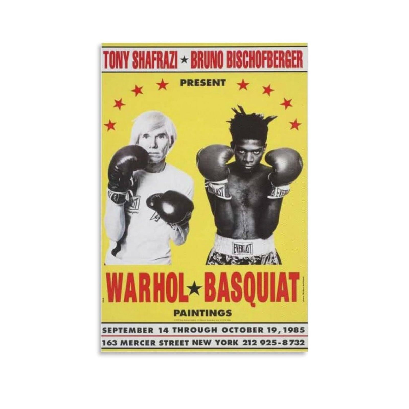 Michel Basquiat The Poster for The Warhol Basquiat Show at Tony ...