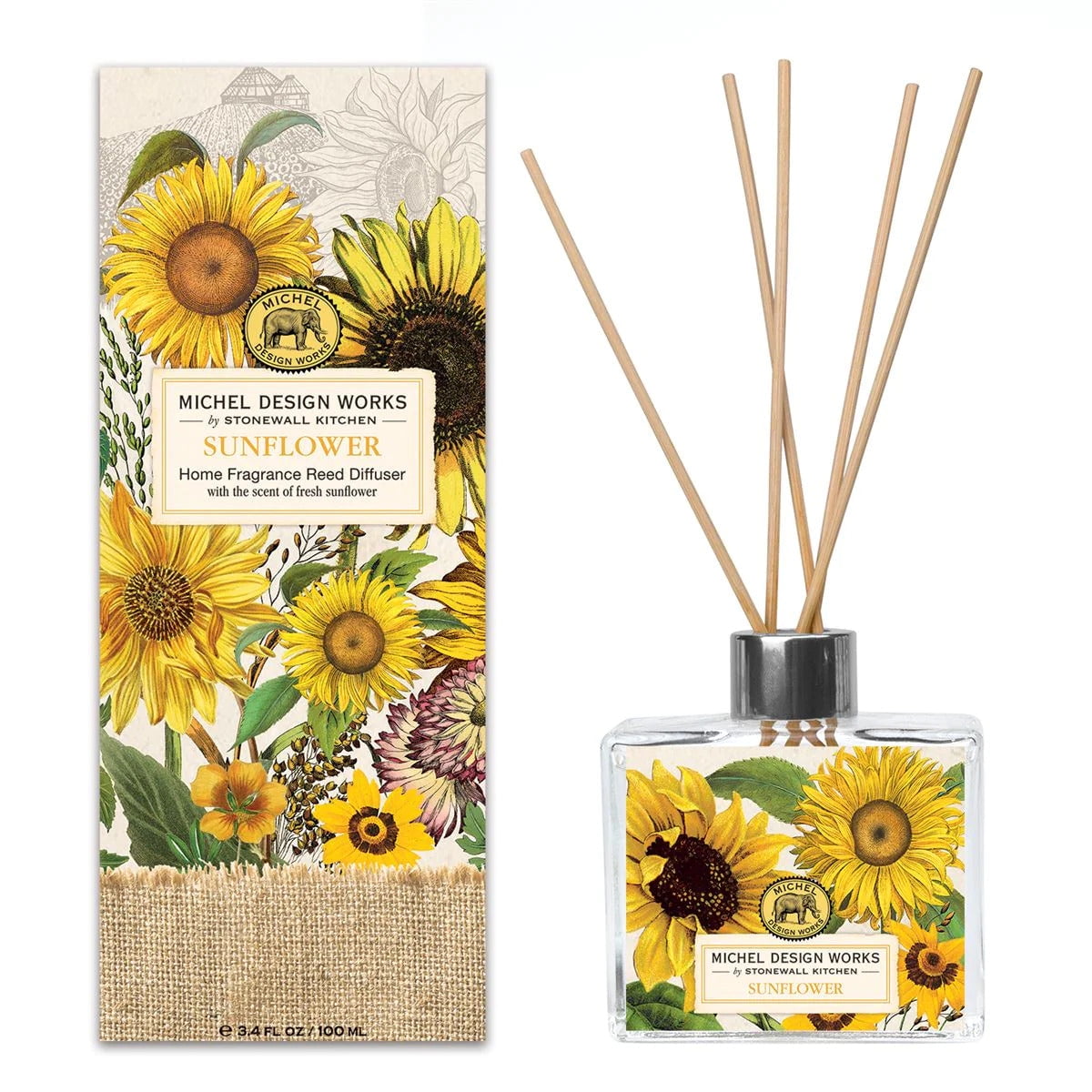 Michel Design Works Home Fragrance Diffuser 3.38 Oz. - Sunflower - Walmart.com