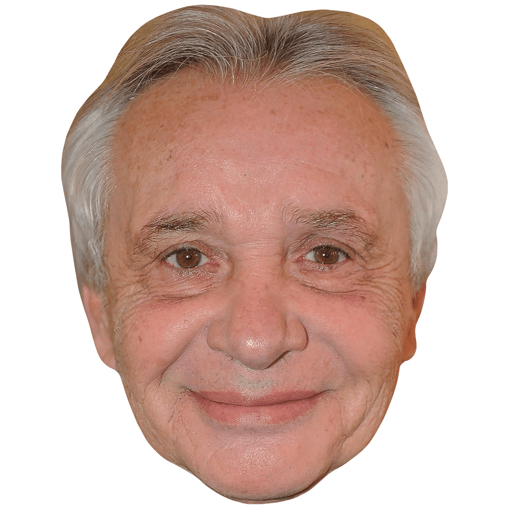 Michel Sardou (Smile) Celebrity Mask, Flat Card Face, Fancy Dress Mask ...