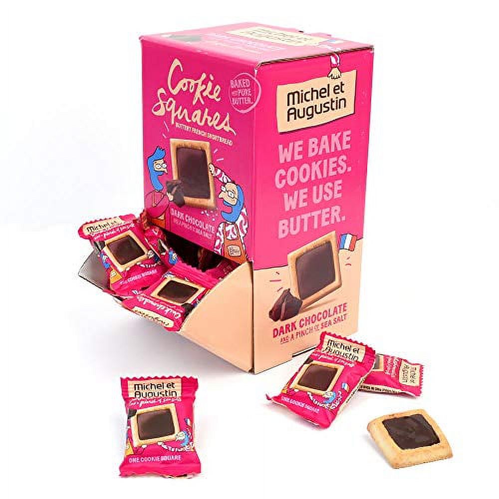 Michel et Augustin Gourmet Cookie Squares Changemaker Box | Dark ...
