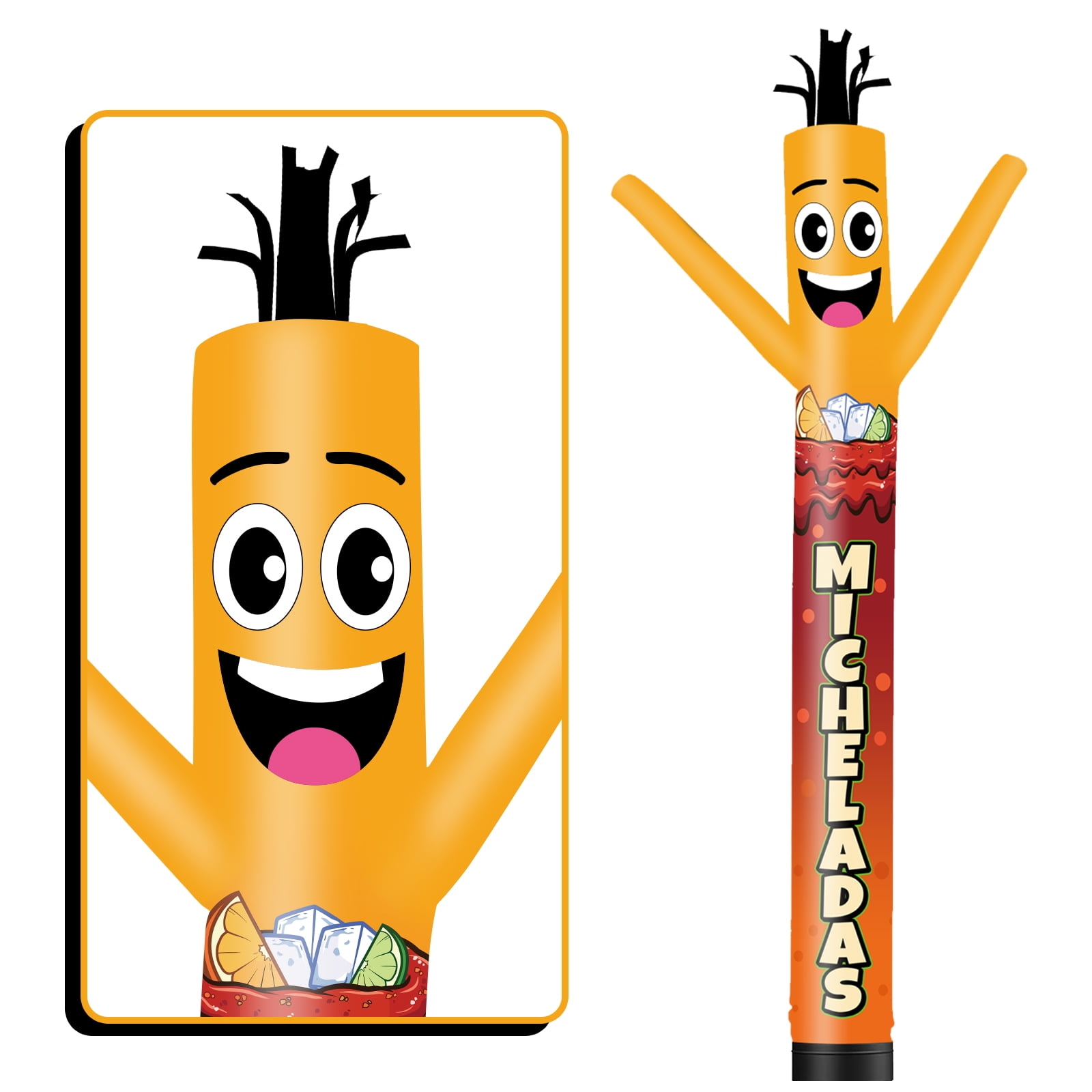 Micheladas Inflatable Tube Man Wacky Wavy Dancing Guy for Outdoor ...